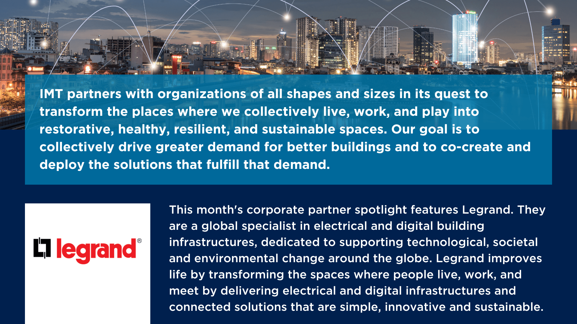 Partner Spotlight: Legrand - IMT